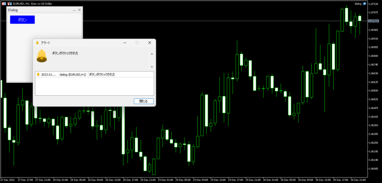 ダイアログを使用して取引支援ツールを作る(2) - Nisai FX
